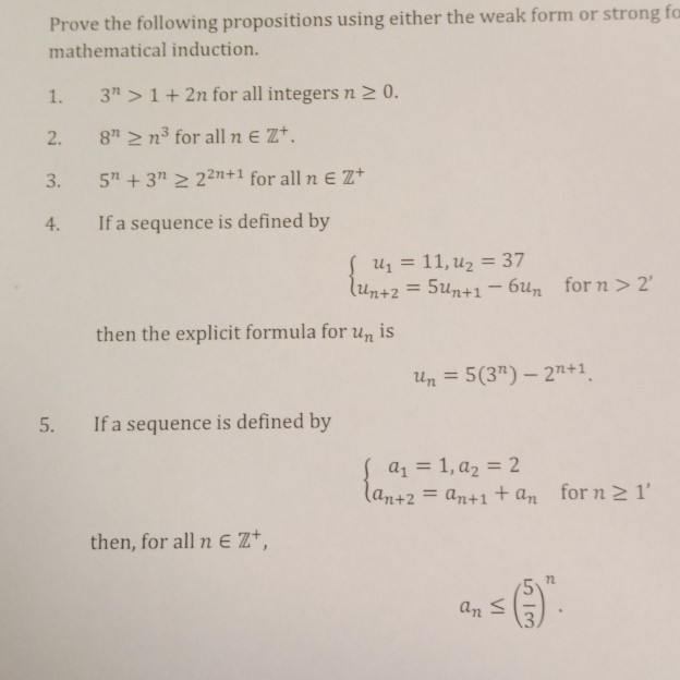 Solved Prove the following propositions using either the | Chegg.com