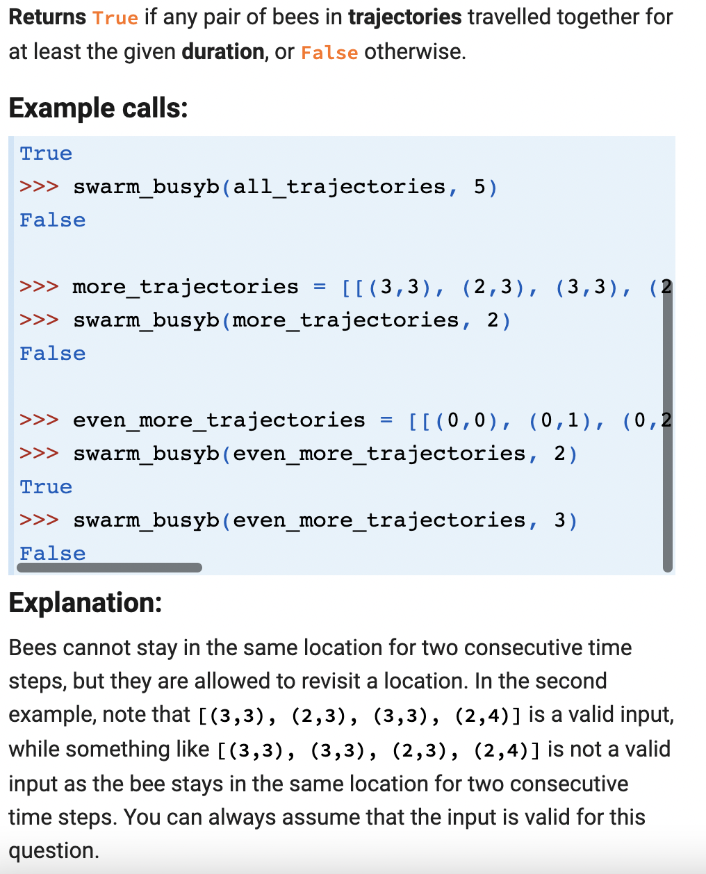 Solved Detecting a swarm We now define a swarm as a group of | Chegg.com