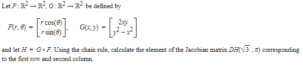Solved Let F:R2→R2,G:R2→R2 be defined by | Chegg.com