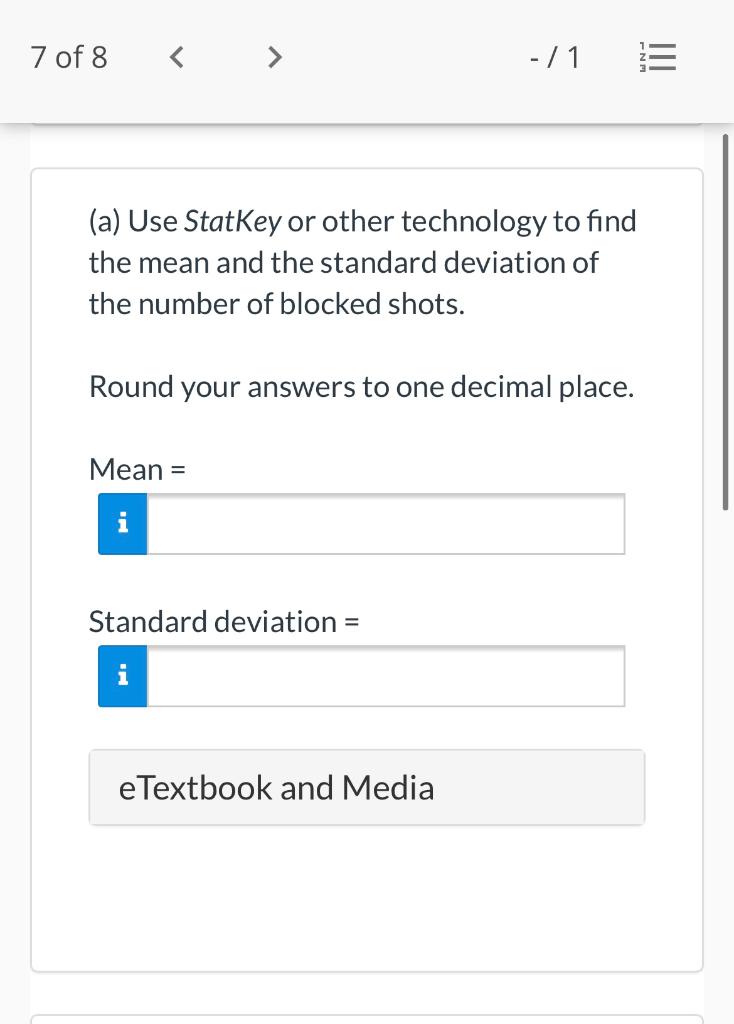 Statkey Sampling Distribution for a Mean 10 Upload | Chegg.com