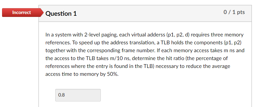 Solved In a system with 2-level paging, each virtual adderss | Chegg.com