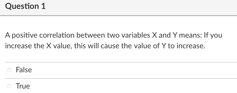 Solved A positive correlation between two variables X and Y | Chegg.com