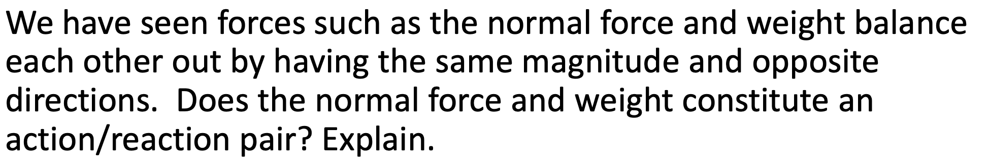 Solved We have seen forces such as the normal force and | Chegg.com