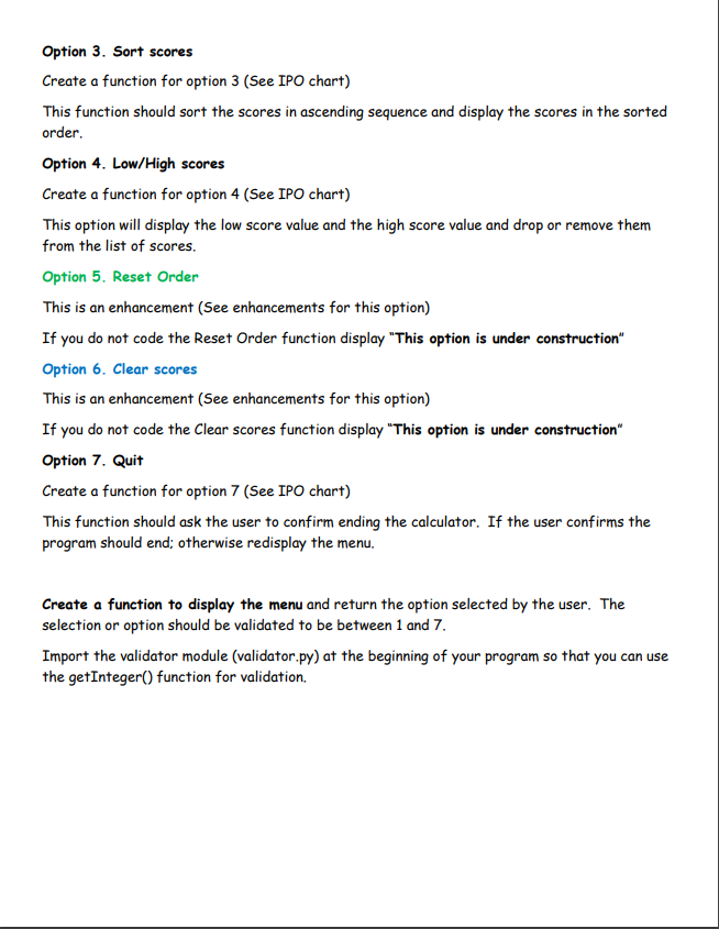 Solved Assignment 5 Instructions 80/100: Score Calculator | Chegg.com