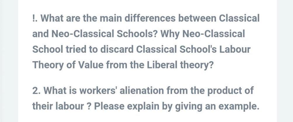 Solved !. What are the main differences between Classical | Chegg.com