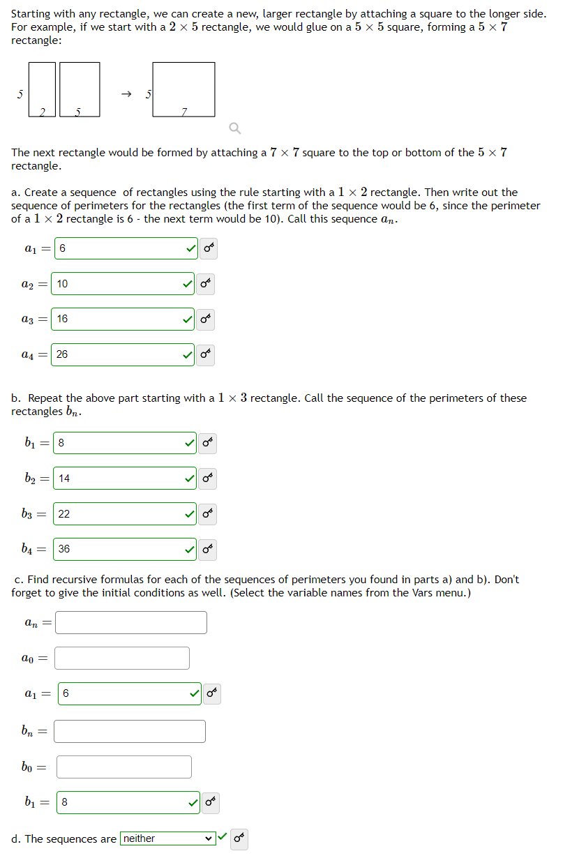 Solved Starting with any rectangle, we can create a new, | Chegg.com