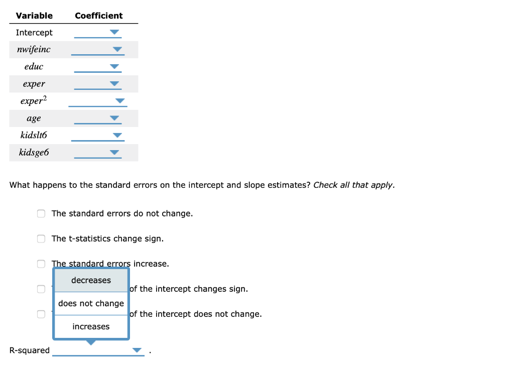 Solved Complete the following table by calculating the new | Chegg.com