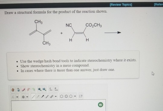 Solved Draw structural formulas for the diene and dienophile | Chegg.com