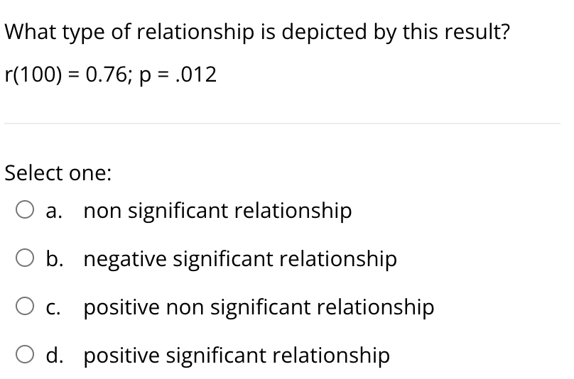 Solved Why do we include the statistical notation (t(100)= | Chegg.com
