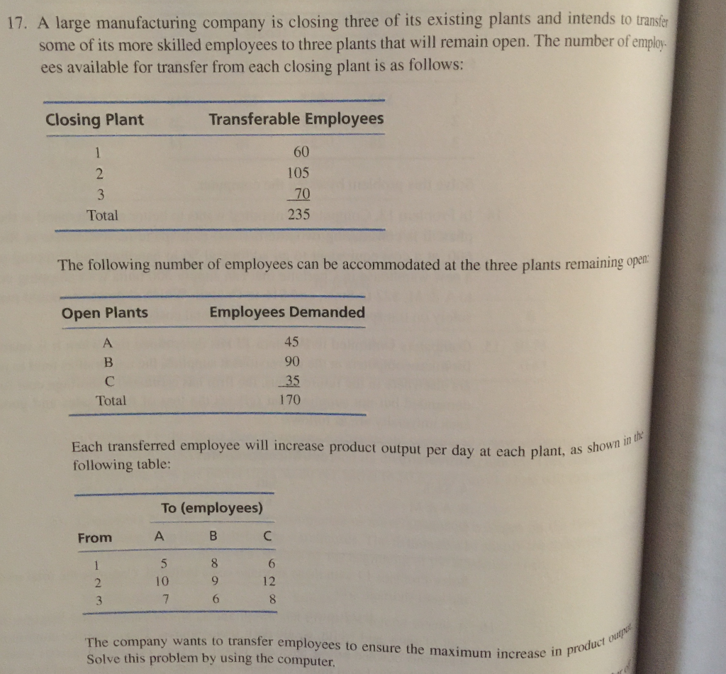 Solved * Chapter 6 (USE EXCEL QM TO SOLVE!) SHOW STEP BY | Chegg.com