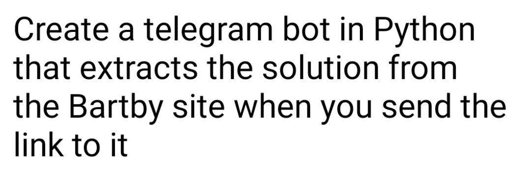 Solved Create a telegram bot in Python that extracts the | Chegg.com