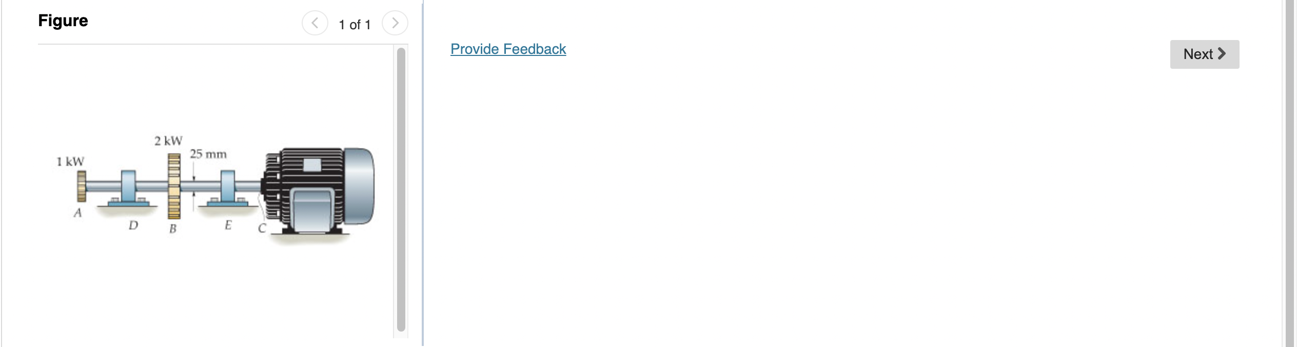 Solved The solid steel shaft AC has a diameter of 25 mm and | Chegg.com