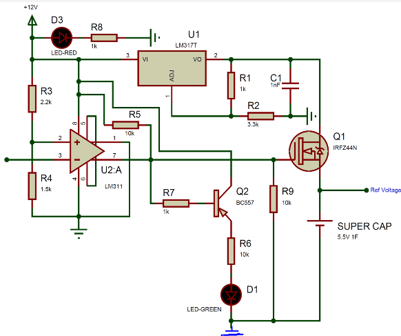 Solved this is a complete super charge capacitor circuit. i | Chegg.com