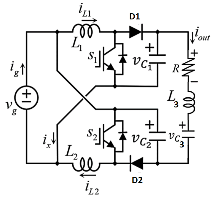 Solved Find the transfer function of the double dual boost | Chegg.com