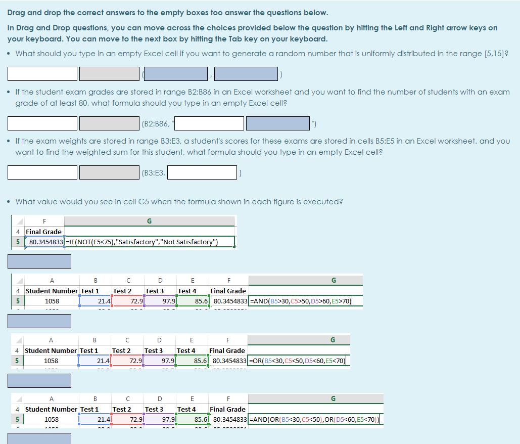 Solved Drag And Drop The Correct Answers To The Empty Boxes Chegg
