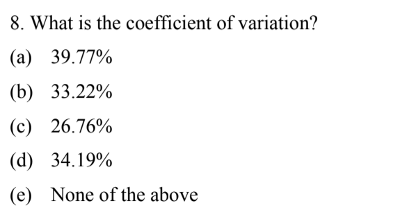 Solved Exercise 6-8 The following frequency distribution | Chegg.com