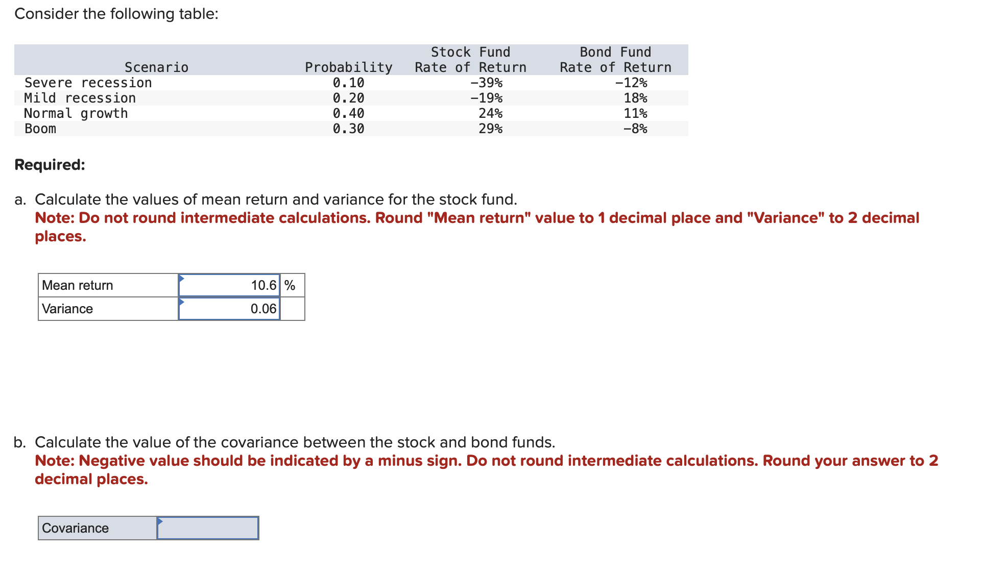 [Solved]: Consider the following table: Required: a. Calcul