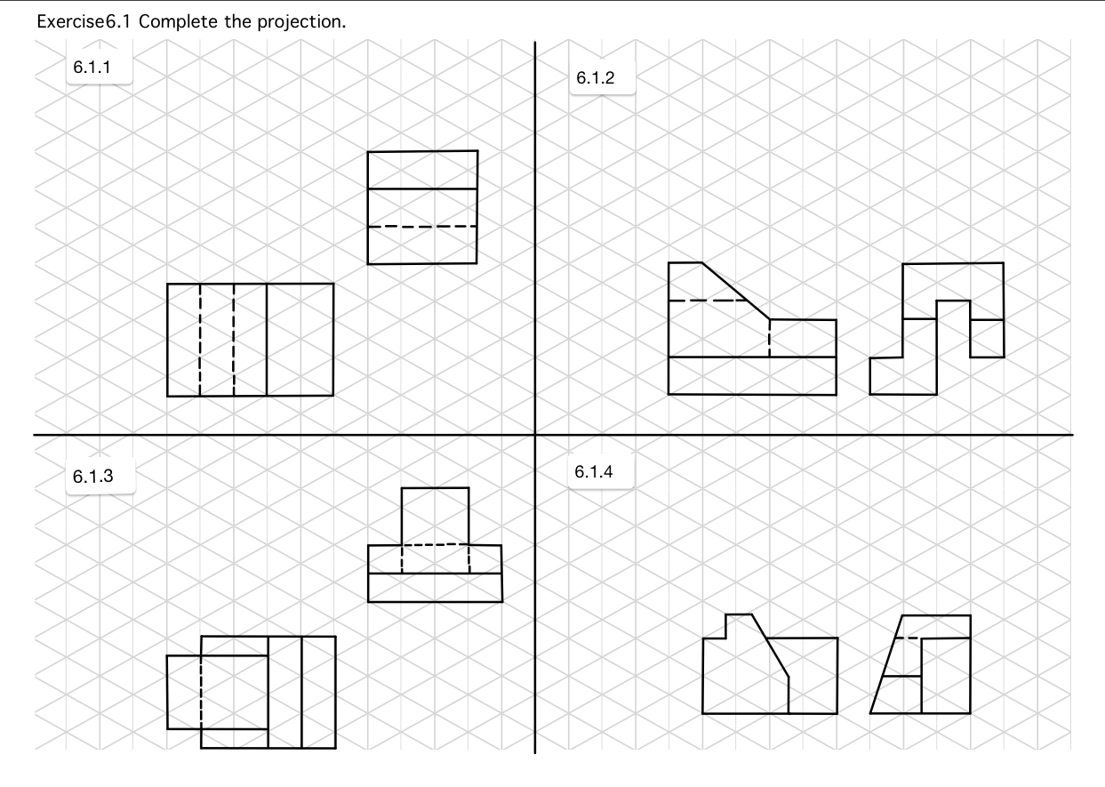 Solved Exercise6.1 Complete the | Chegg.com
