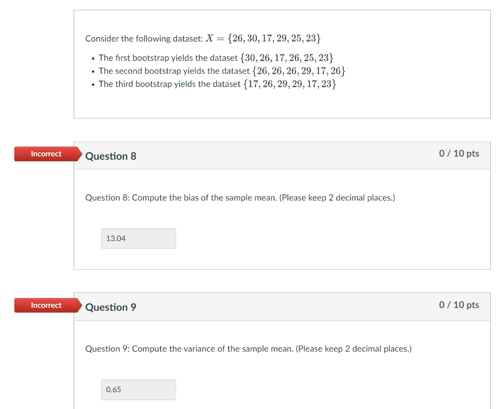 Solved Consider the following dataset: X = {26, 30, 17, 29, | Chegg.com