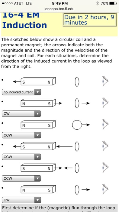 Solved The sketches below show a circular coil and a | Chegg.com