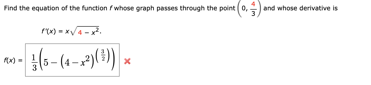 Solved Find the equation of the function f whose graph | Chegg.com