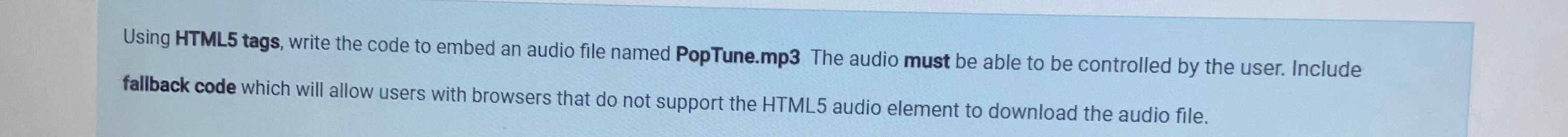 Solved Using HTML5 tags and types, write the code to create | Chegg.com