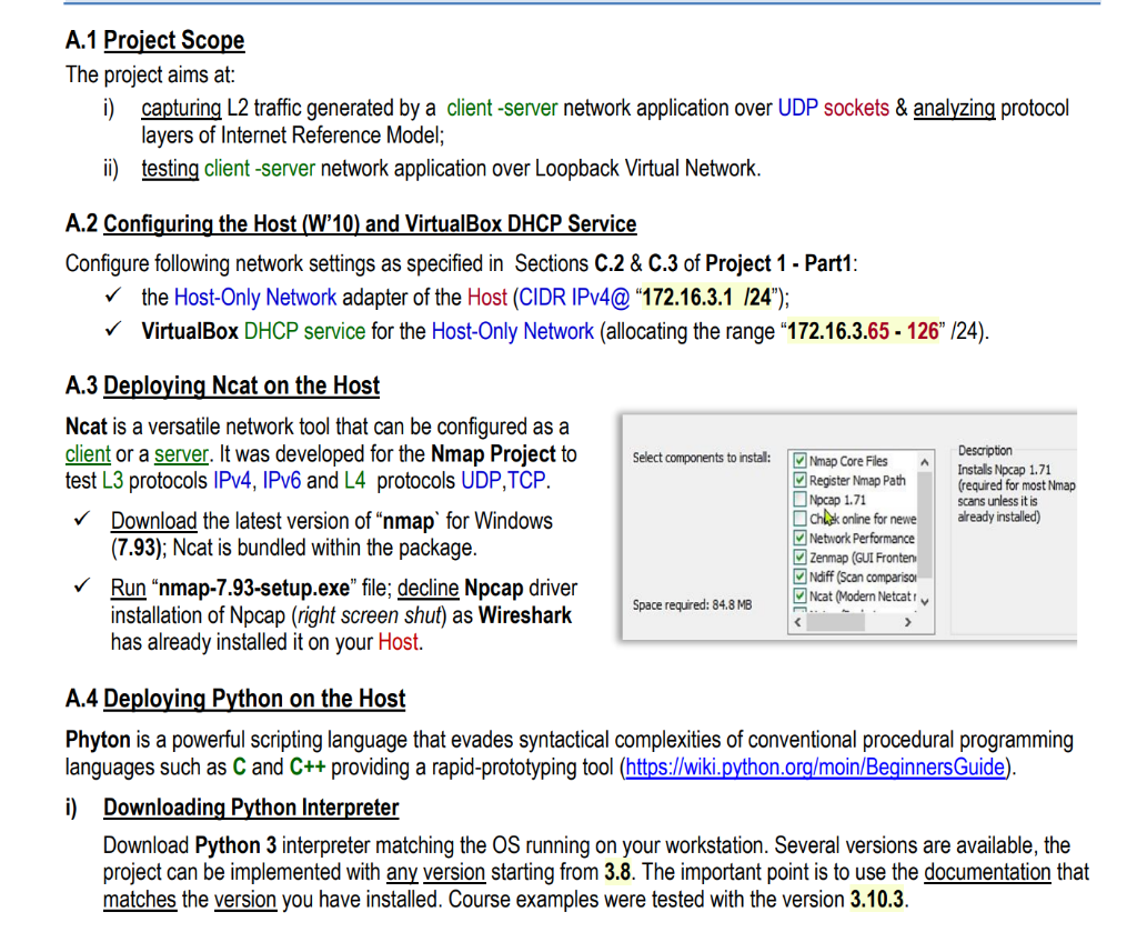 Solved A.1 Project Scope The project aims at: i) capturing | Chegg.com