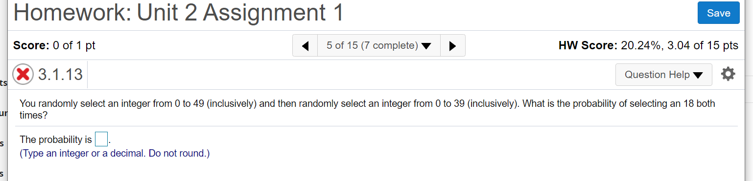 Solved Homework Unit 2 Assignment 1 Save Score 0 Of 1 Pt 5