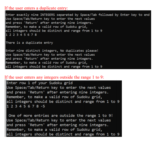 Solved Write a C program to check the validity of a Sudoku | Chegg.com