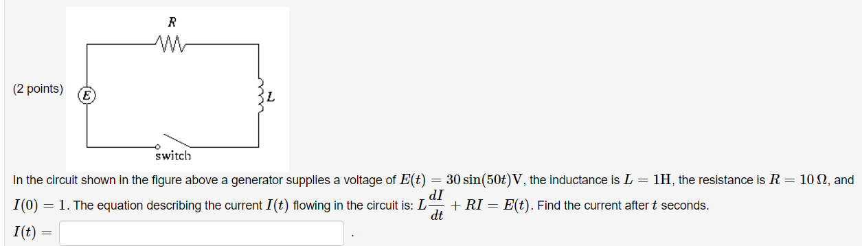 Solved In the circuit shown in the figure above a generator | Chegg.com