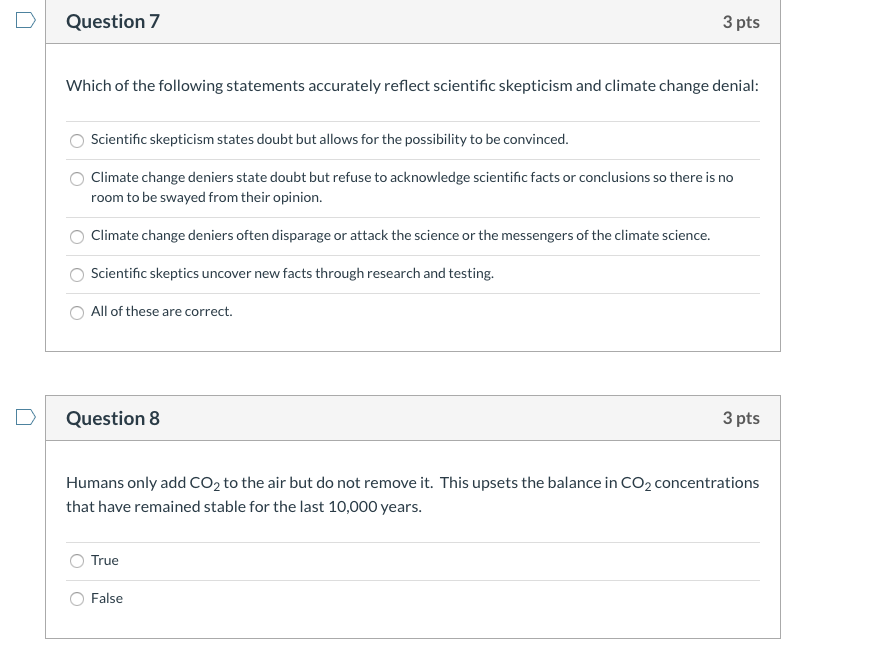 Solved Question 7 3 pts Which of the following statements | Chegg.com