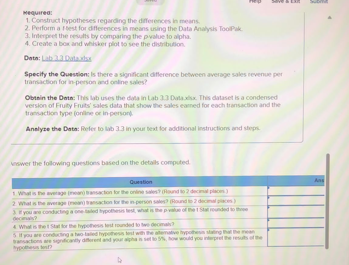 Kequired:Construct hypotheses regarding the | Chegg.com