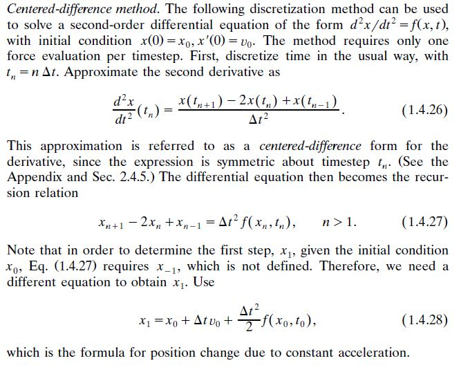 Solved Centered-difference method. The following | Chegg.com