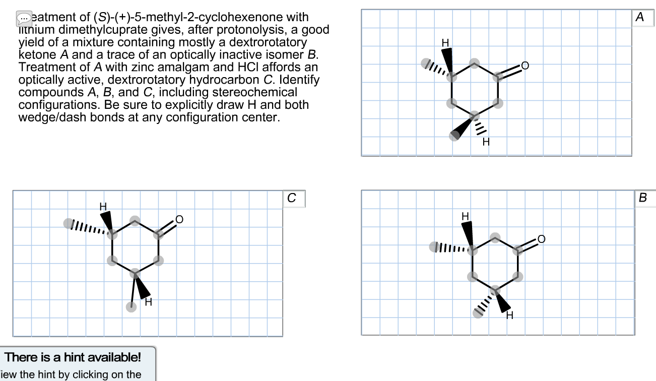 Solved ...eatment of (S)-(+)-5-methyl-2-cyclohexenone with | Chegg.com