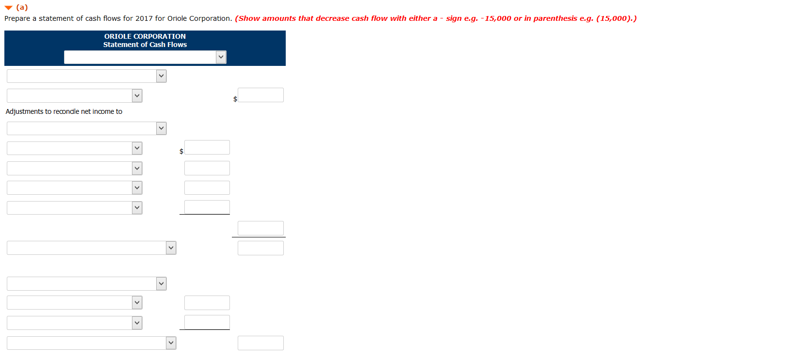 Solved Exercise 5-16 (Part Level Submission) A comparative | Chegg.com
