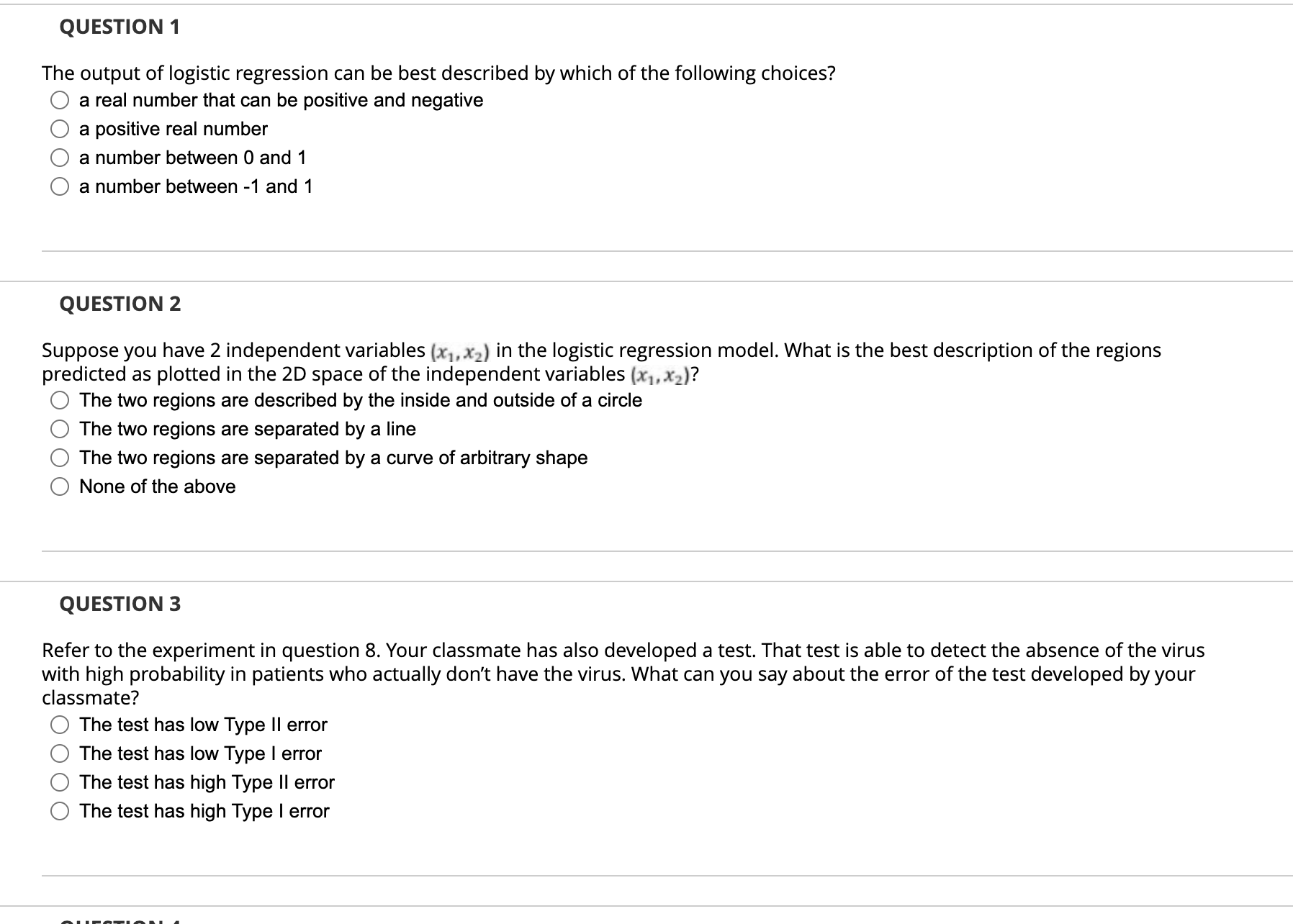 Solved The output of logistic regression can be best | Chegg.com