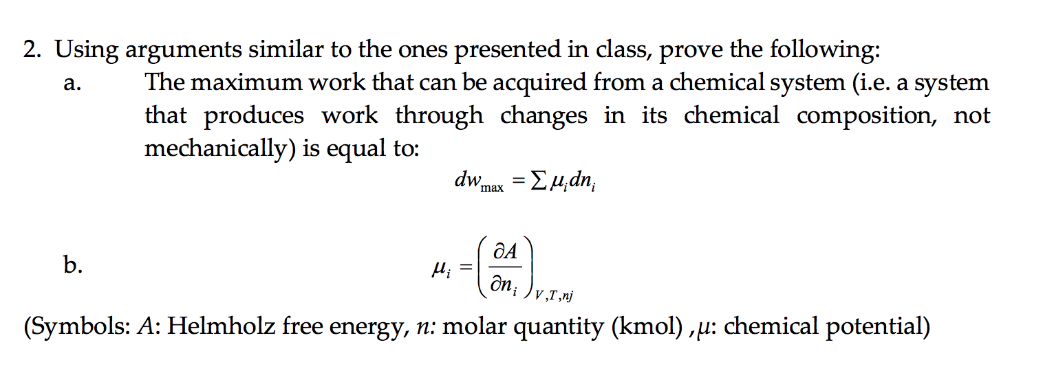 Solved a. 2. Using arguments similar to the ones presented | Chegg.com