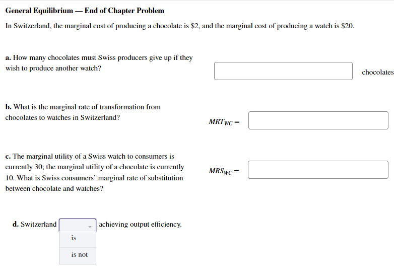 Solved General Equilibrium – End of Chapter Problem In | Chegg.com