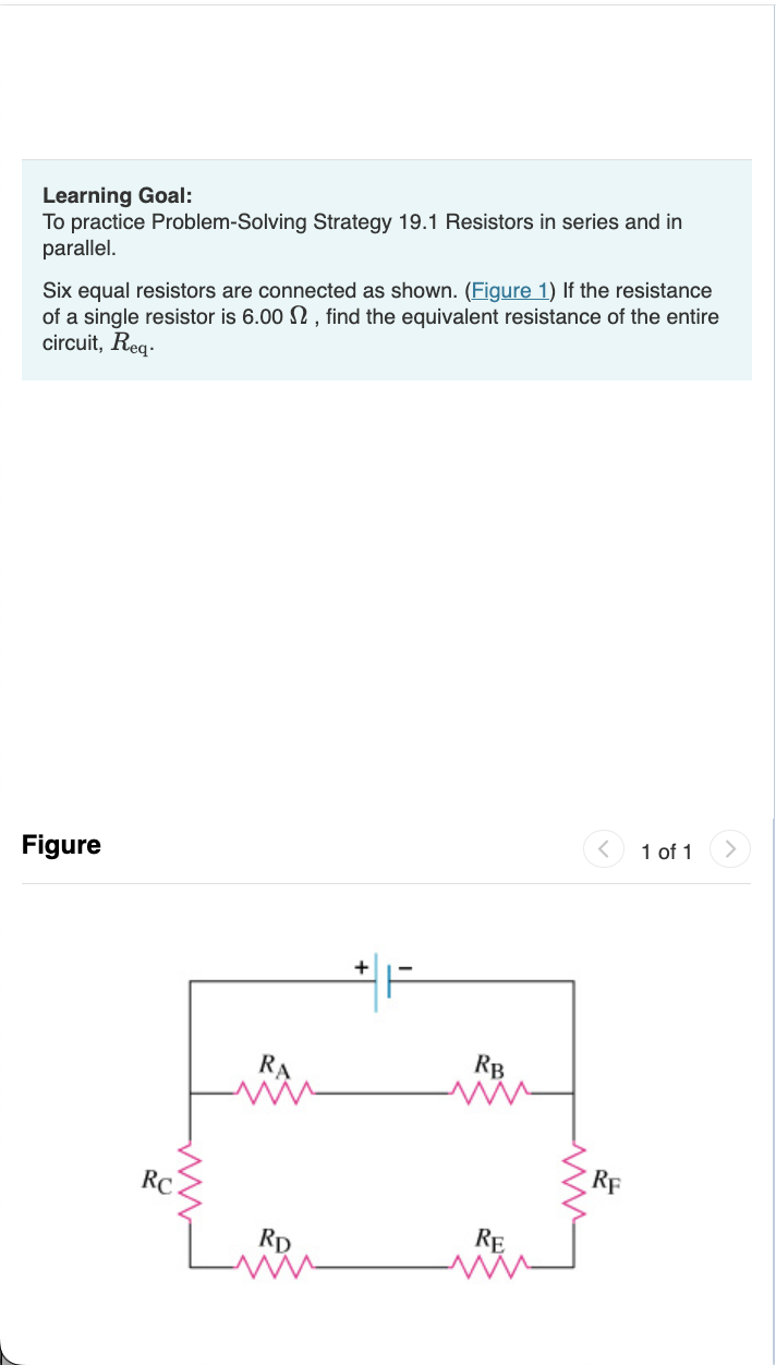 Solved What is the equivalent resistance Req of the entire | Chegg.com