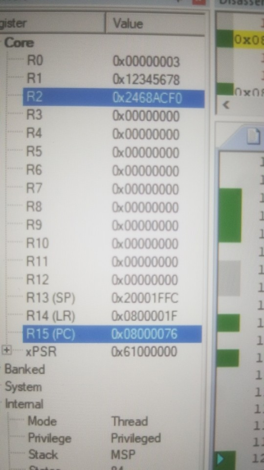Solved In arm assembly language using KEIL uVision5, how do | Chegg.com