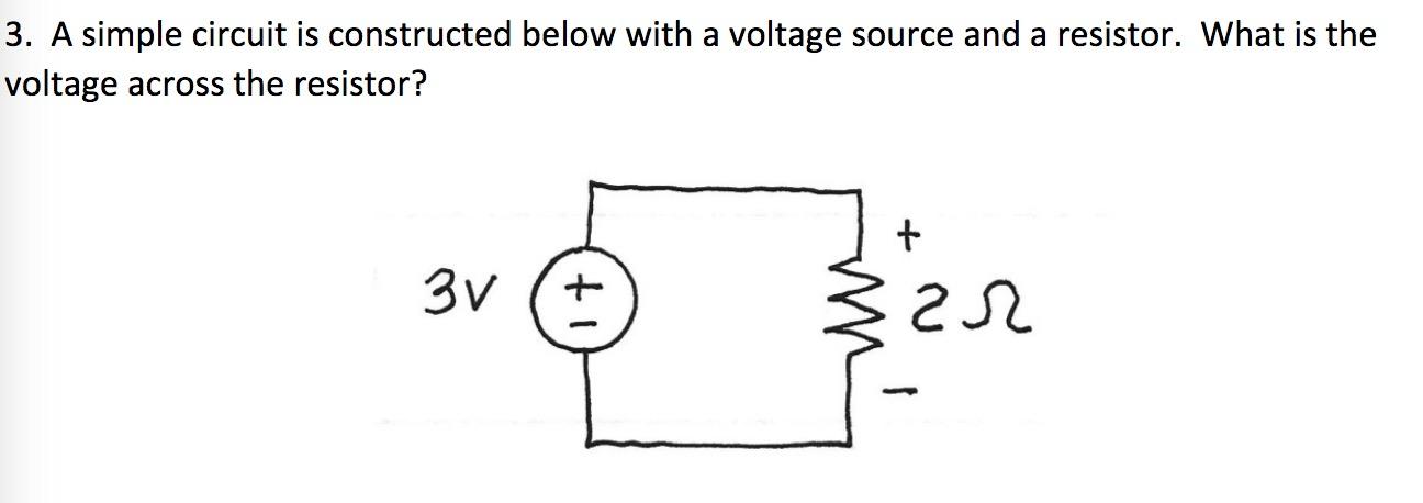 Solved 4.Using Ohm’s Law in the circuit for problem 3, what | Chegg.com