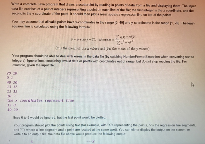 Solved Write a complete Java program that draws a | Chegg.com