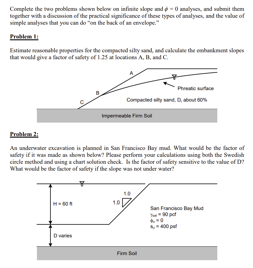 Solved Complete the two problems shown below on infinite | Chegg.com