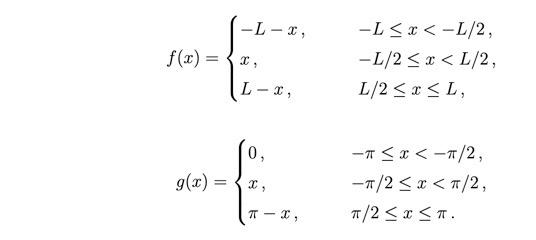 Solved Look at the following T-periodic functions defined | Chegg.com