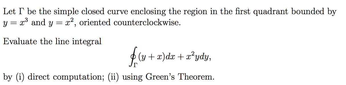 Solved Let I be the simple closed curve enclosing the region | Chegg.com