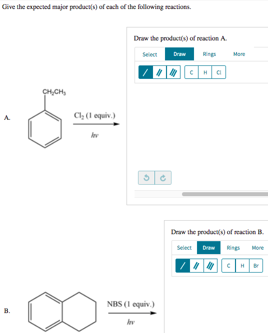 Solved Give the expected major product(s) of each of the | Chegg.com