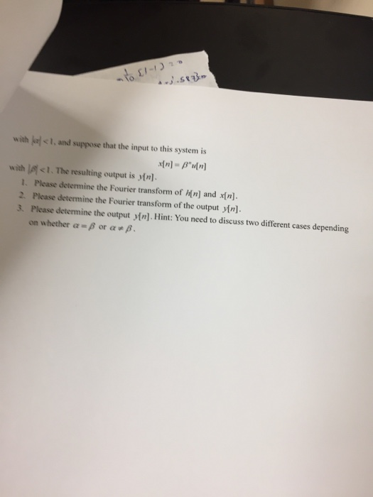 Solved Problem 4 (30 points) Consider an LTI system with | Chegg.com