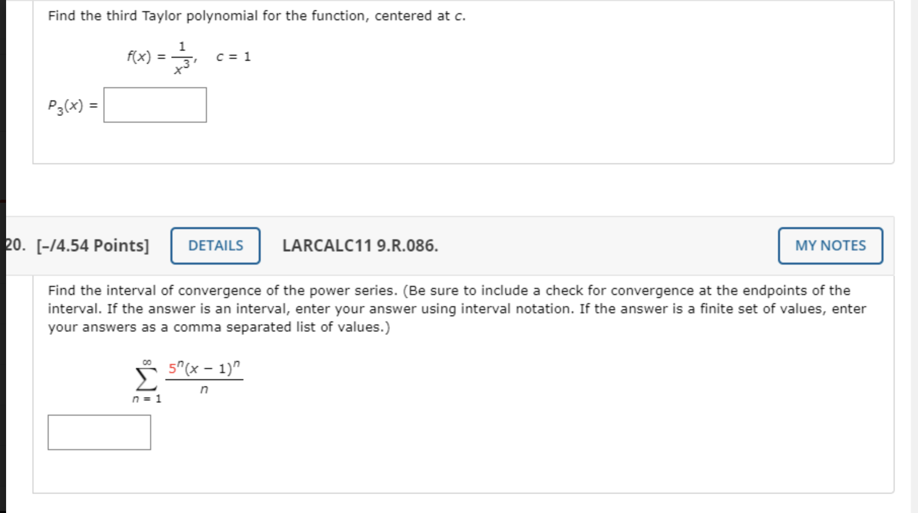 Solved Find the third Taylor polynomial for the function, | Chegg.com
