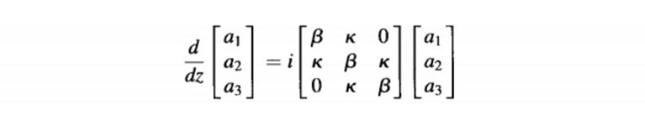 Solved Consider a three-parallel-waveguide coupler shown in | Chegg.com