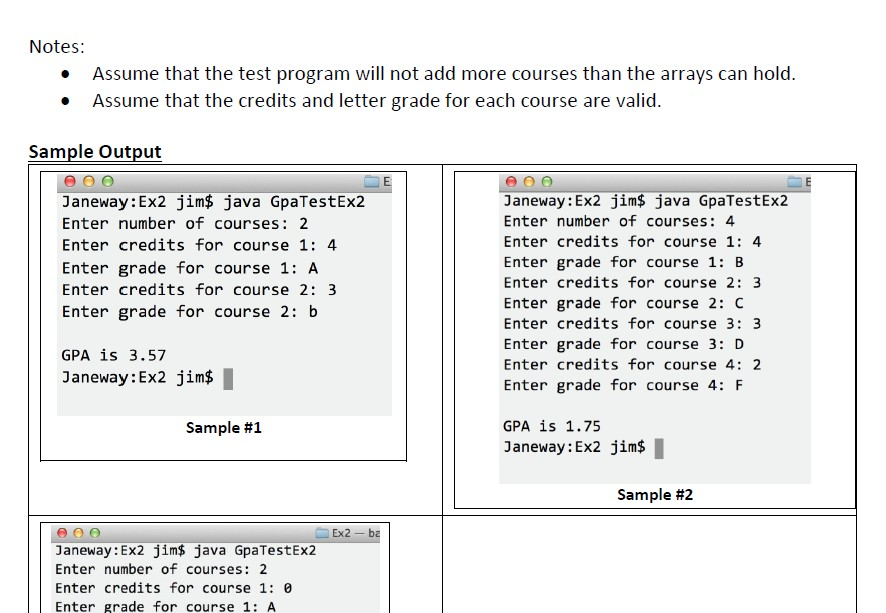 Solved This exercise requires two classes, both written | Chegg.com